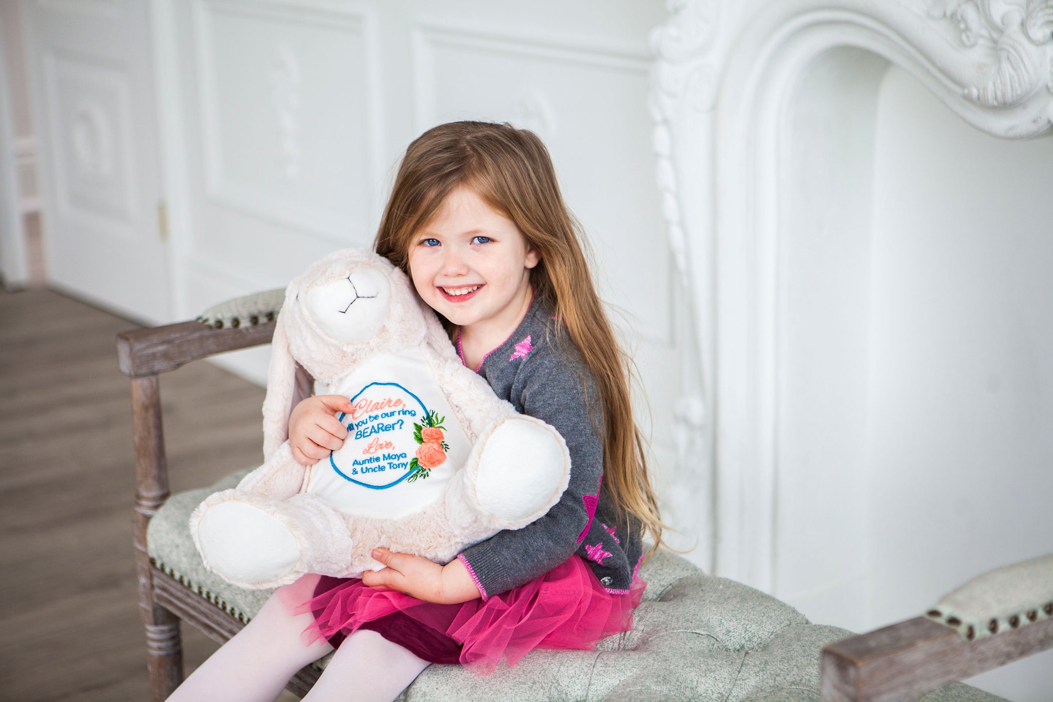 21096 Clara Classic Collection - 16" Bella Bunny — AllStitch Embroidery ...