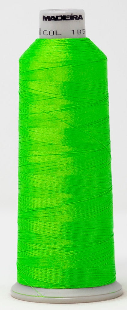 Madeira Polyneon Green #40, Embroidery Thread 5,500 yds - Color 1850 ...