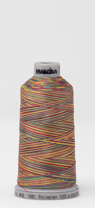 Madeira Multi-Color Embroidery Thread Color 1605 — AllStitch Embroidery ...