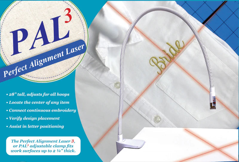 PAL3 Perfect Alignment Laser 3 by Designs in Machine Embroidery — AllStitch Embroidery Supplies