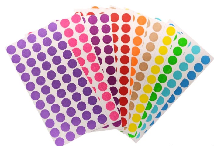Embroidery Placement Target Sticker Dots - 550 pcs — AllStitch ...
