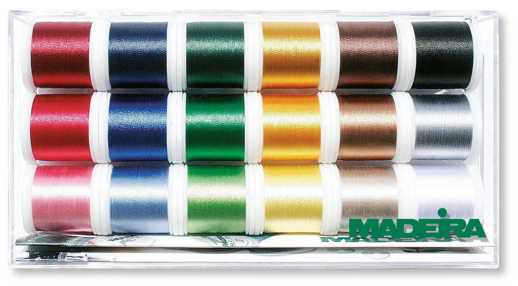 Madeira Rayon Thread Kits — AllStitch Embroidery Supplies