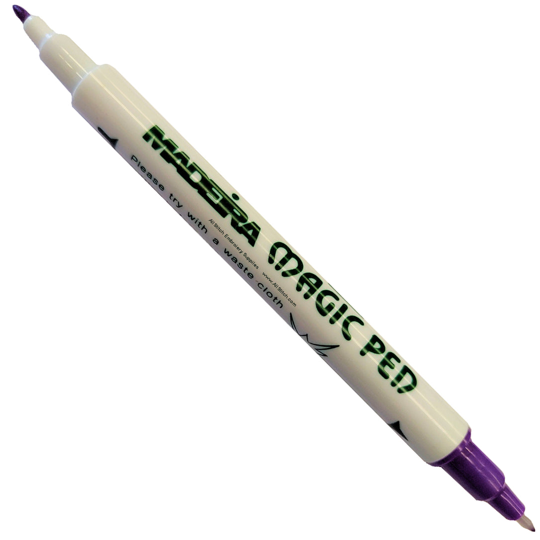 Madeira Magic Disappearing Marking Pen Violet — AllStitch Embroidery ...