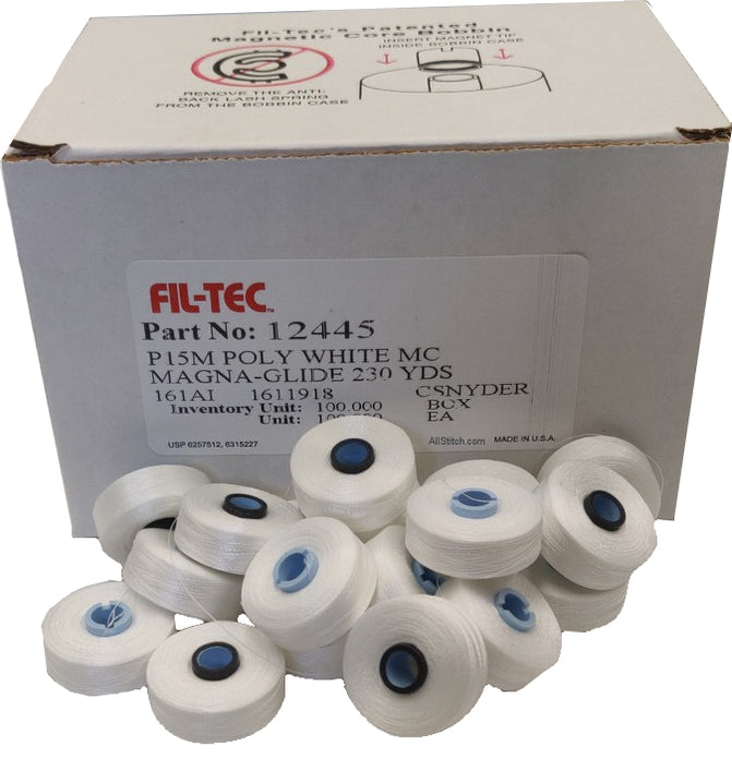 Prewound Machine Embroidery Bobbins Coats NEB Filtec MagnaGlide ...