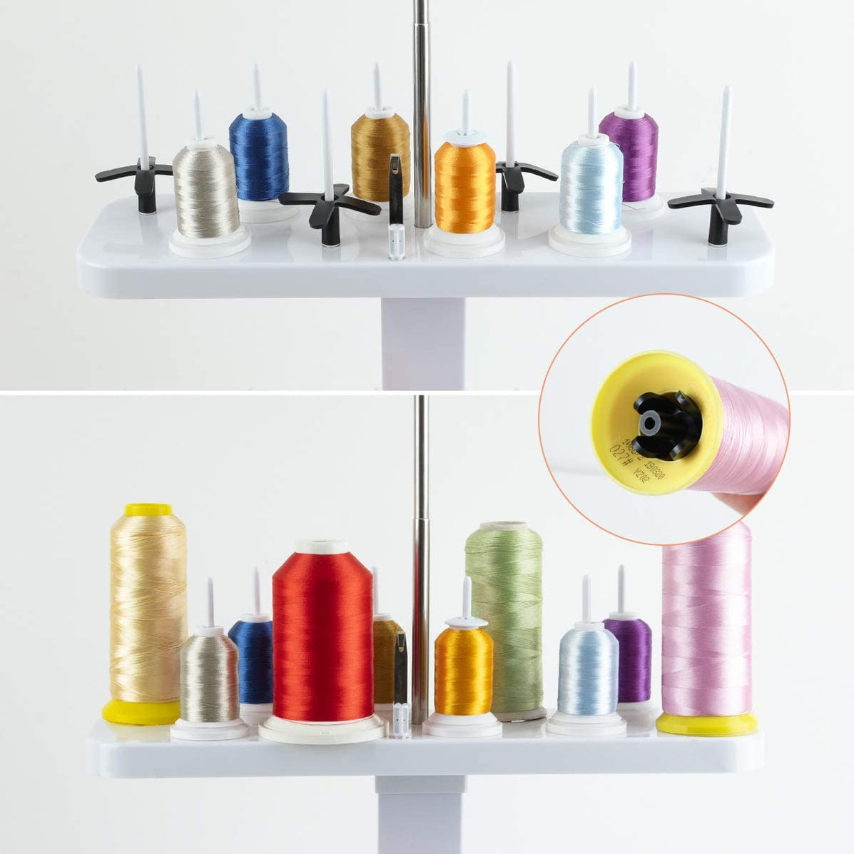 20 Spool Thread Stand for All Home Embroidery Machines — AllStitch ...