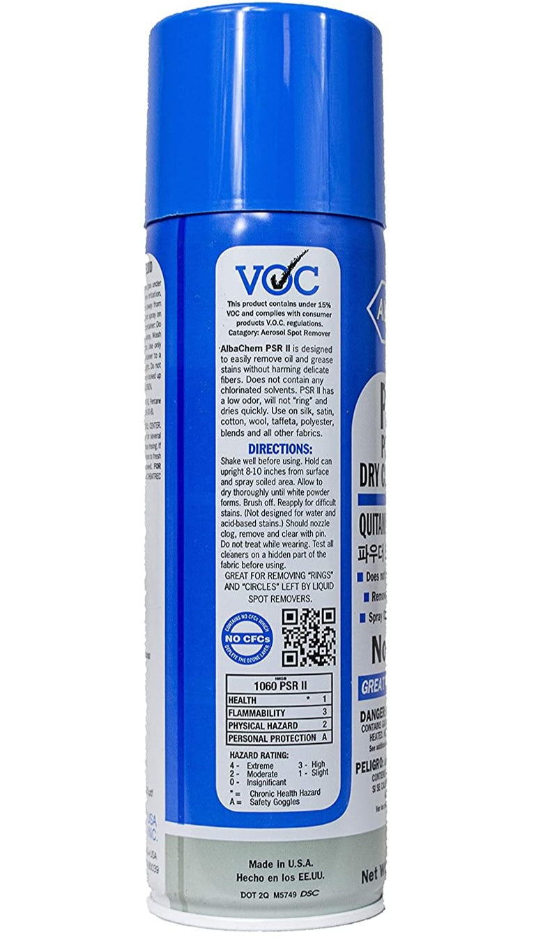 AlbaChem PSR II Powdered Dry Cleaning Fluid — AllStitch Embroidery Supplies