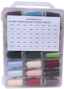 Madeira Polyester 48 Spool Embroidery Thread Kit Set — AllStitch ...