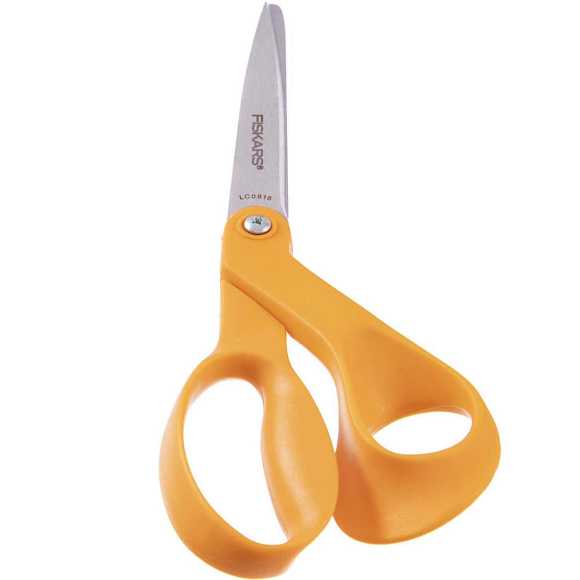 Fiskars Classic 8" Orange Handle Bent Scissors — AllStitch Embroidery ...