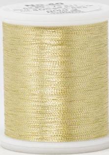 Madeira FS Metallic #40 Embroidery Thread - Spools 1,100 yds Gold 2 ...