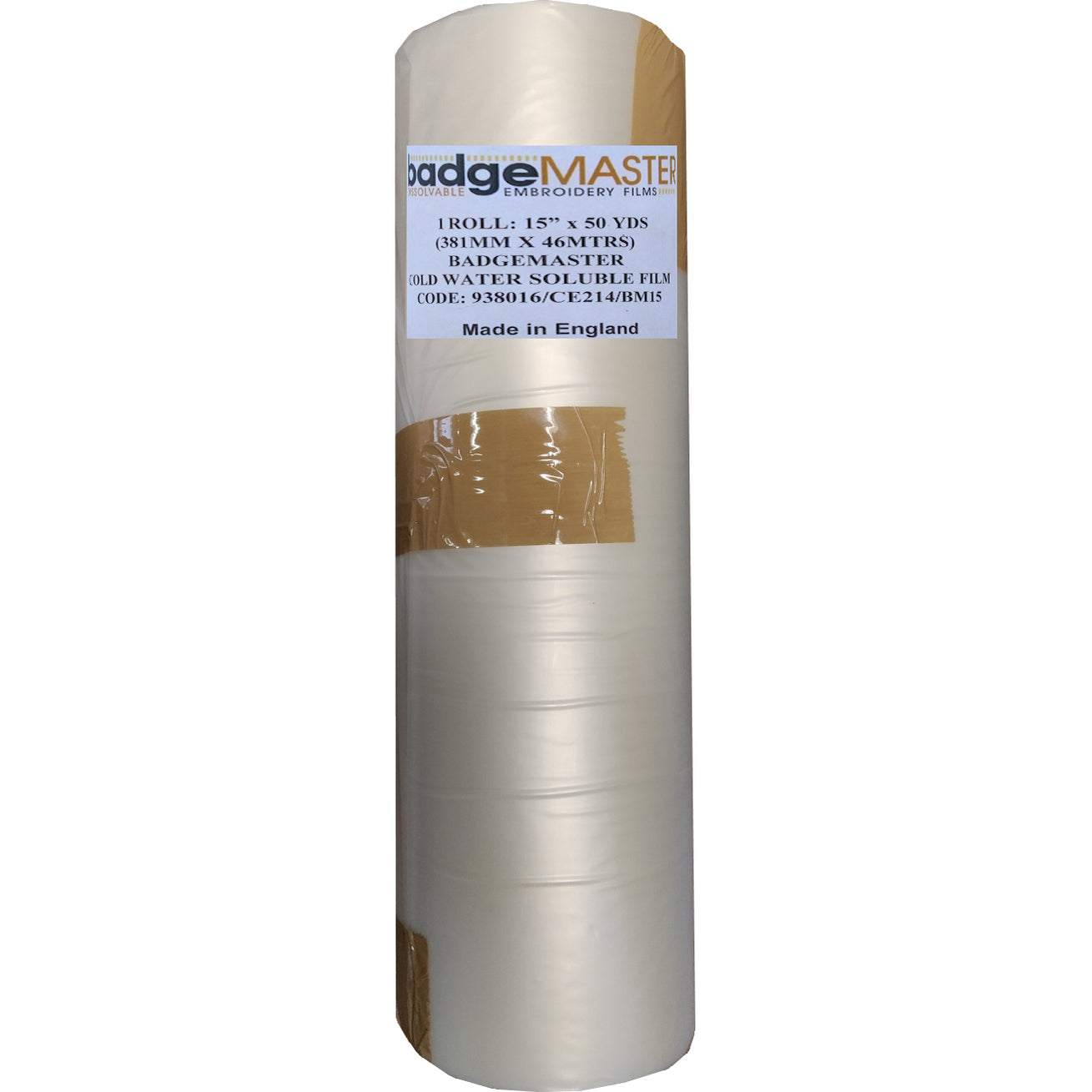 Badgemaster Heavy Weight Water Soluble Stabilizer Embroidery ...