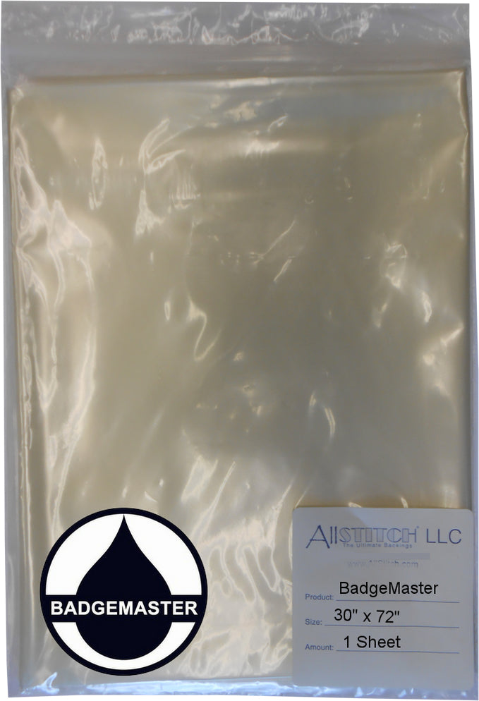 Badgemaster Heavy Weight Water Soluble Stabilizer Embroidery ...