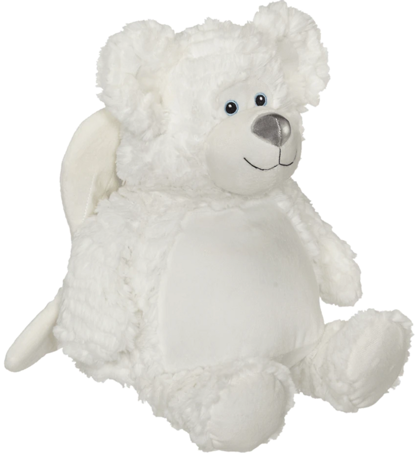 EB Embroider Buddy: Bobby Angel Buddy Bear White - 16" — AllStitch ...