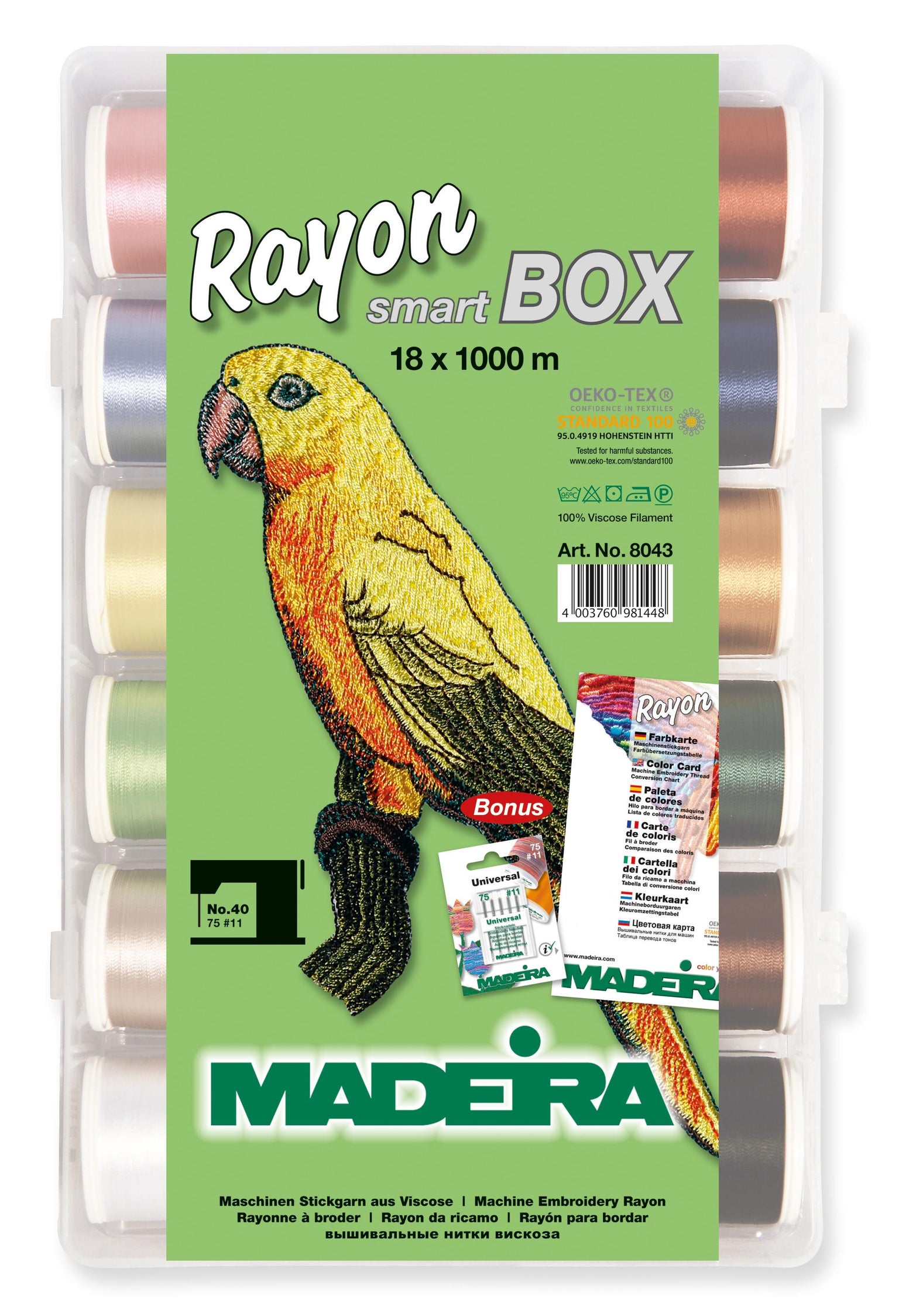 Madeira Rayon Thread Kits — AllStitch Embroidery Supplies