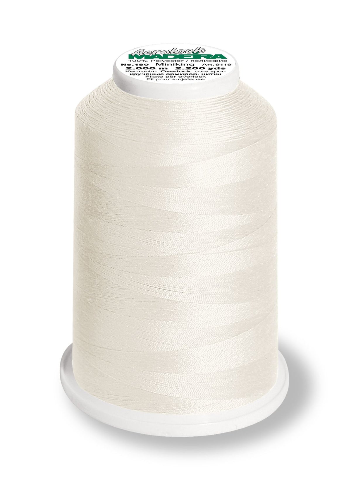 Madeira Aerolock 180 | Polyester Serger Sewing-Construction Thread | 2 ...