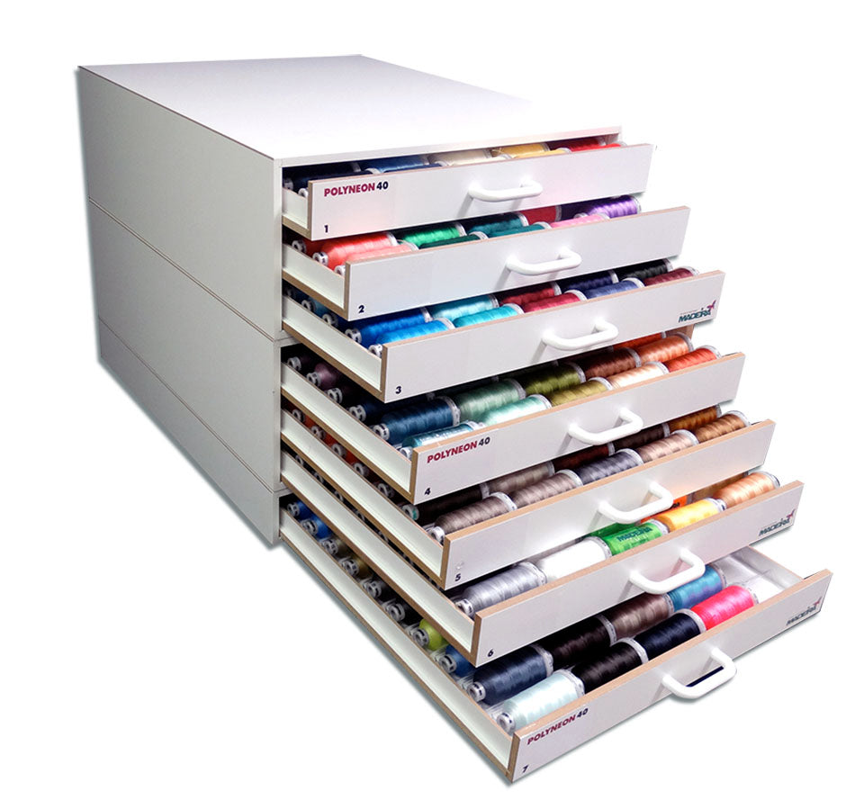 413 Colors Madeira Polyester Embroidery Thread Chest — AllStitch ...