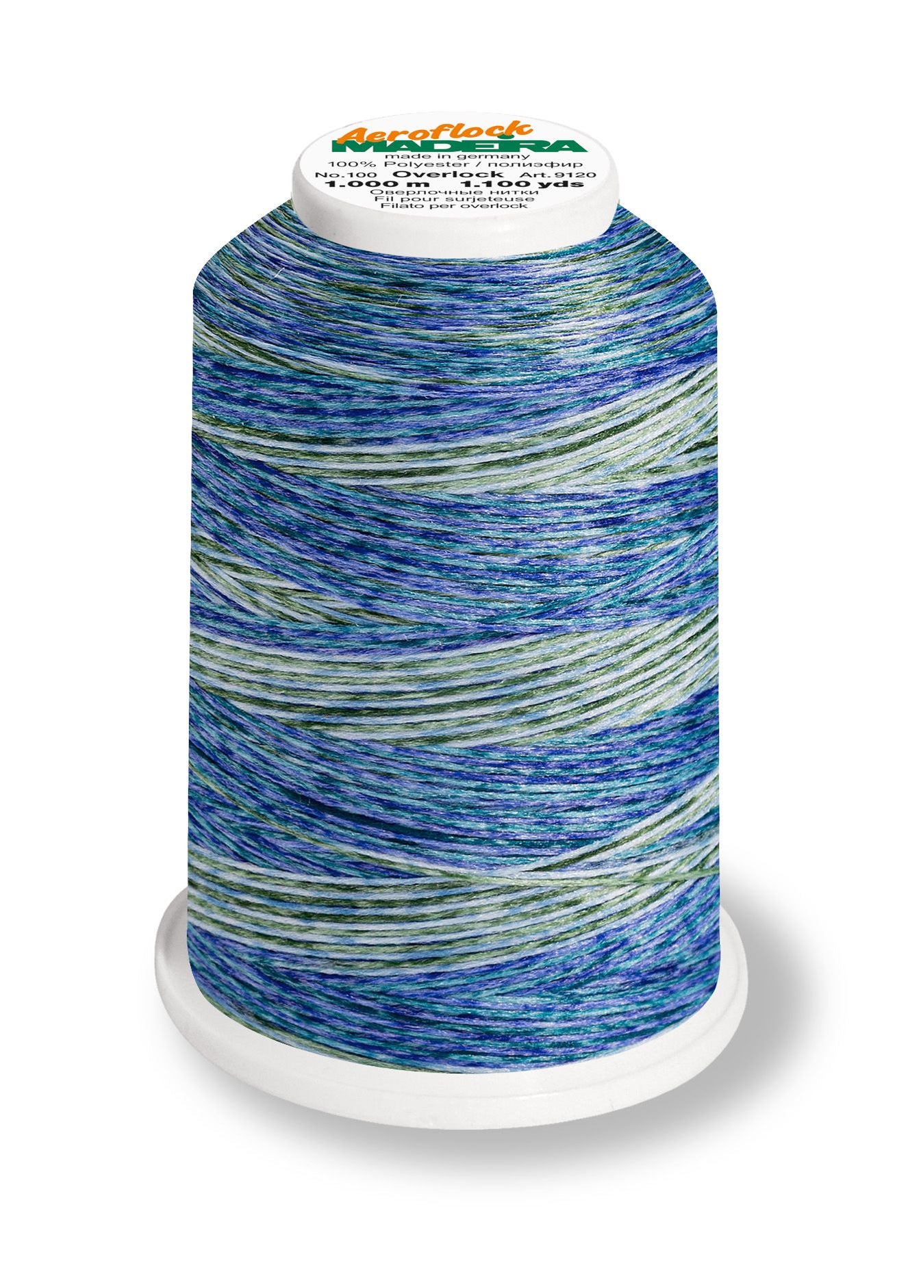 Madeira Aeroflock 100 Variegated -1100 Yards — AllStitch Embroidery ...
