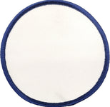 Round Blank Patch 2-1/2" White Patch w/Royal — AllStitch Embroidery ...