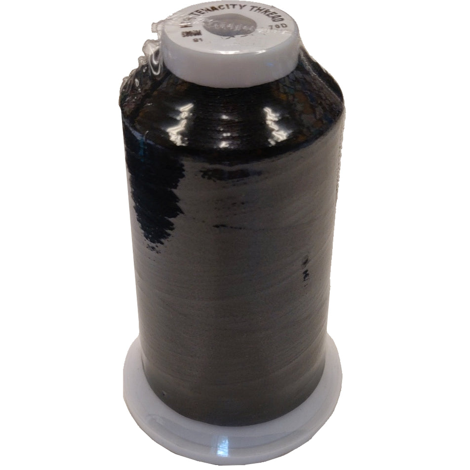 AllStitch Embroidery Bobbin Thread - 5,500 yd Cone - Black — AllStitch ...