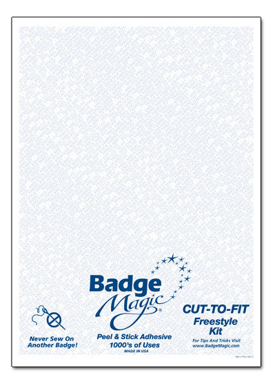 Badge Magic Cut to Fit Freestyle Patch Adhesive Kit — AllStitch ...