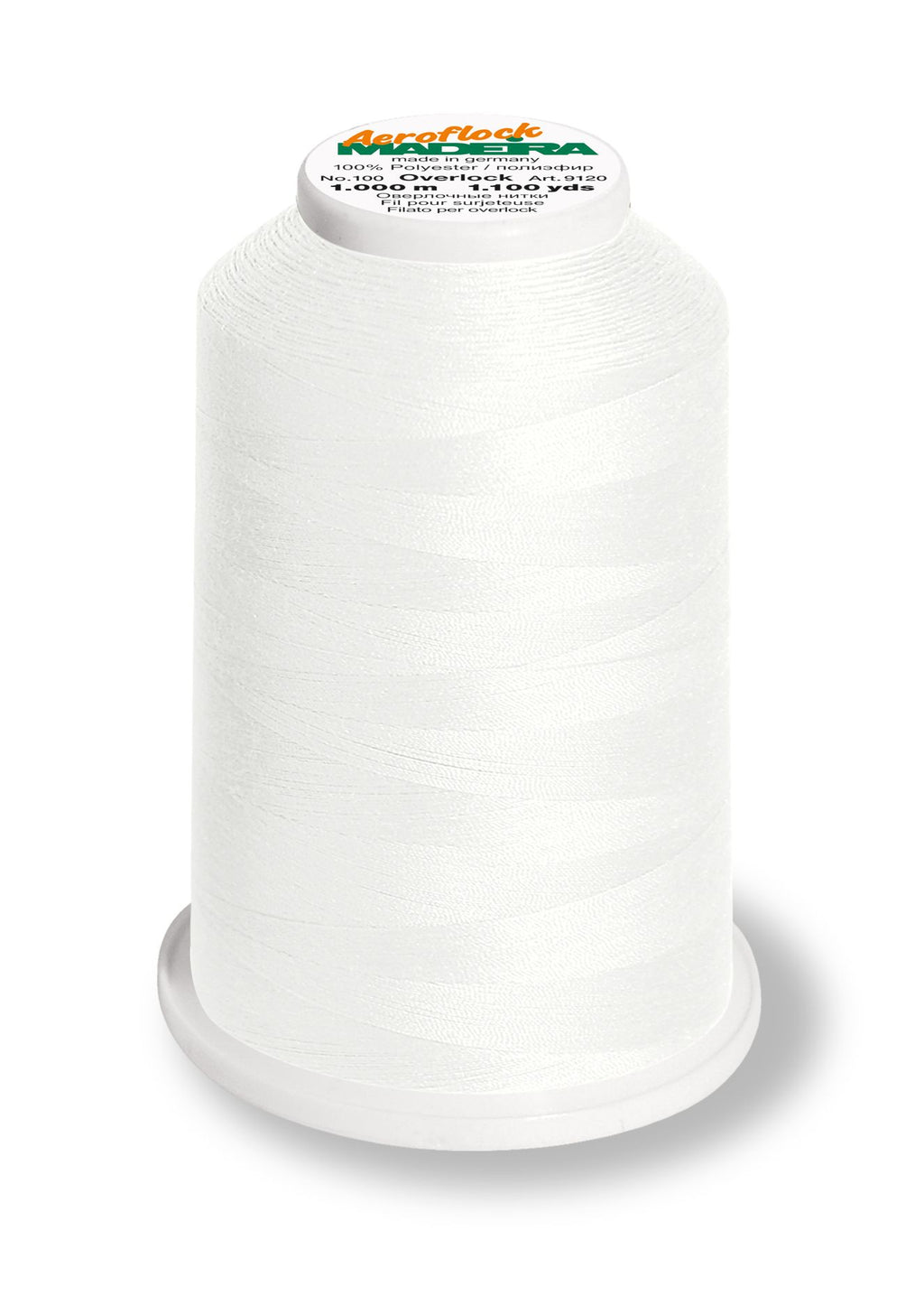 Madeira Aeroflock 100 Thread - 1100 Yards — AllStitch Embroidery Supplies