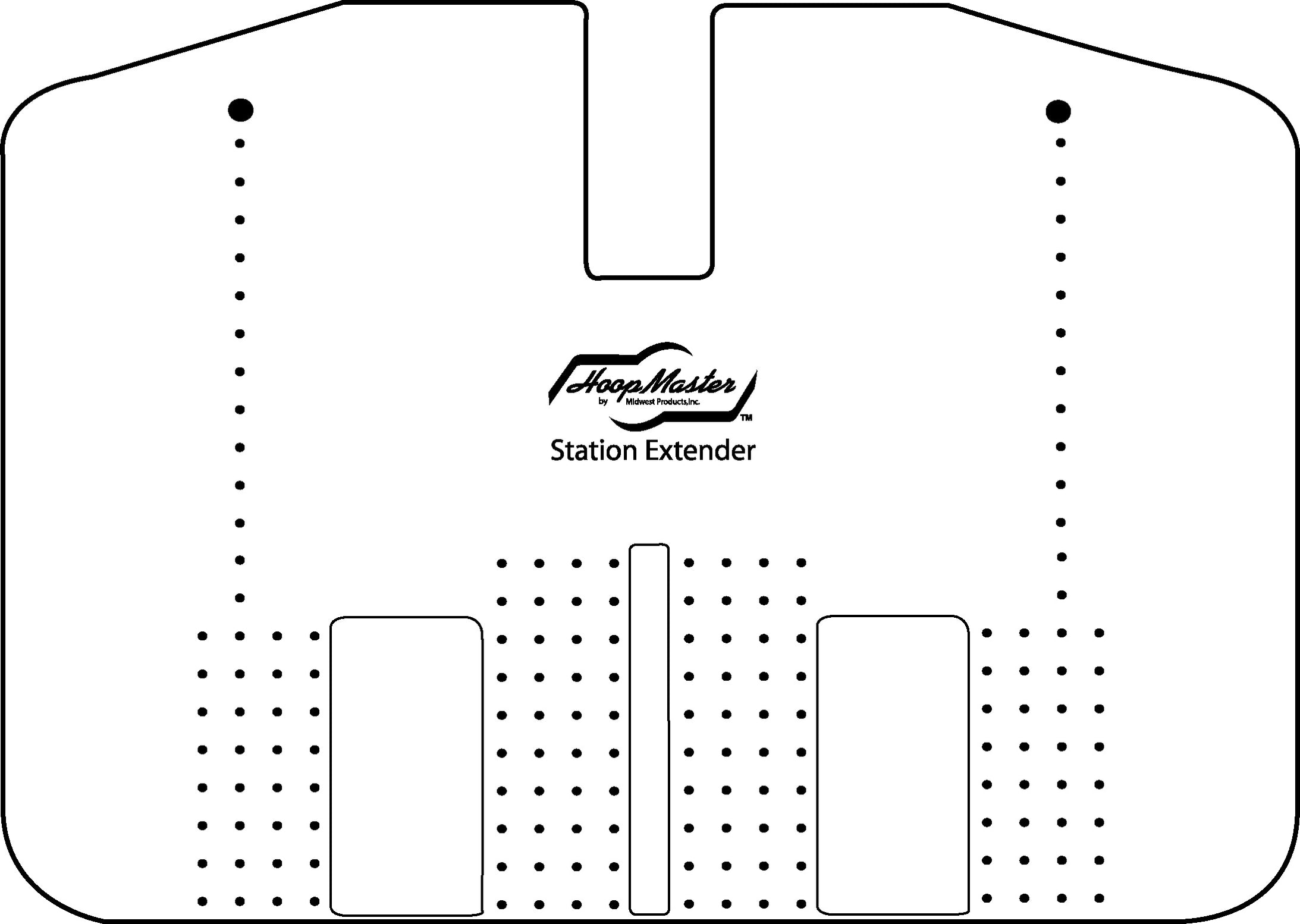 HoopMaster Hooping Station Extender Xtender For XL Shirts — AllStitch ...