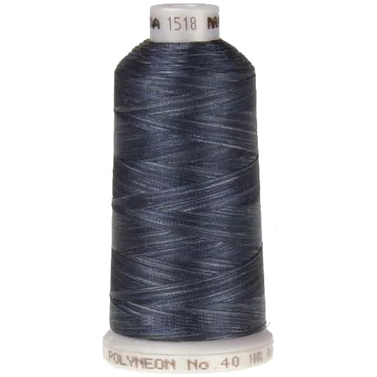 Madeira Variegated Embroidery Thread Color 1518 Navy — AllStitch ...
