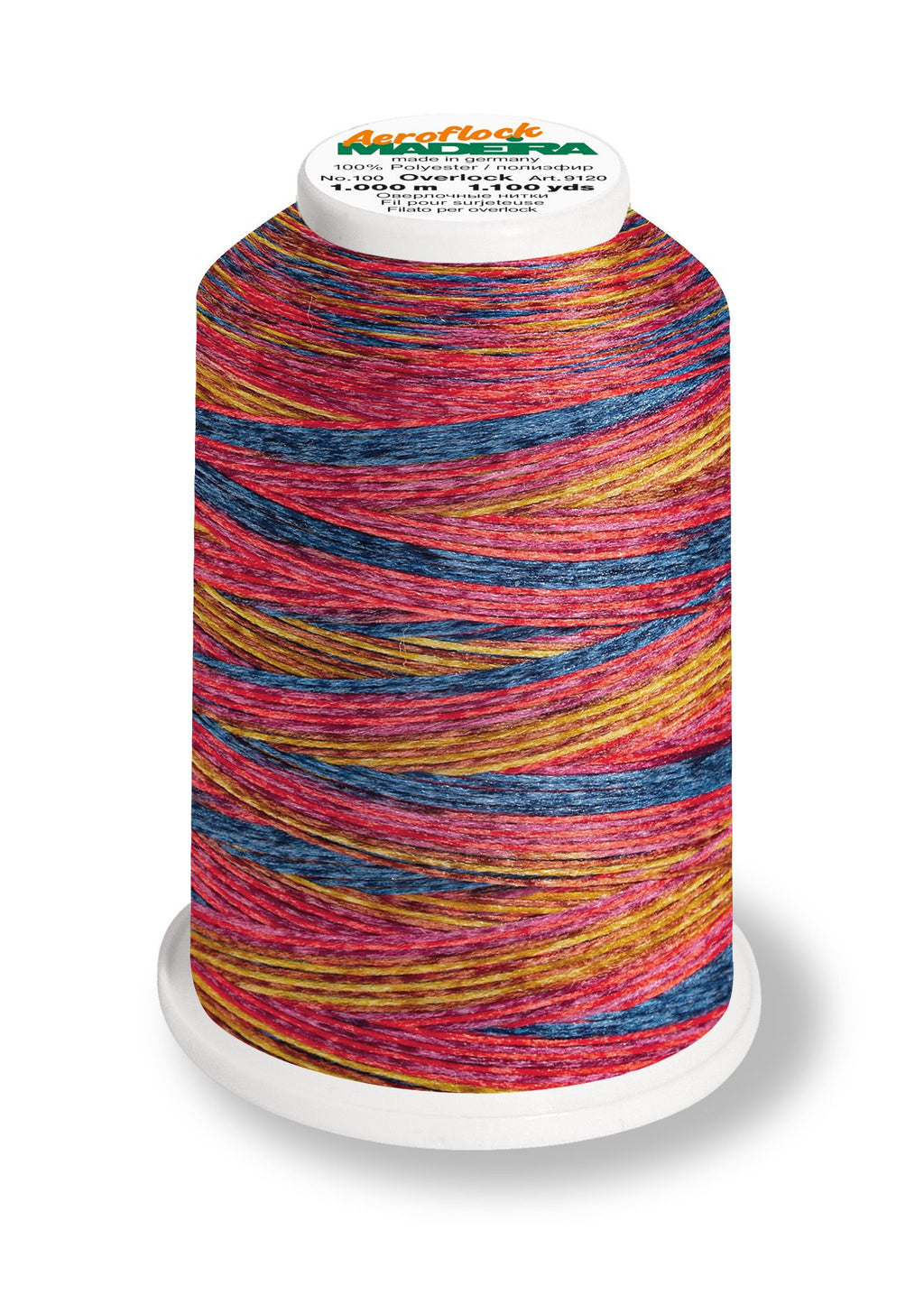 Madeira Aeroflock 100 Variegated -1100 Yards — AllStitch Embroidery ...