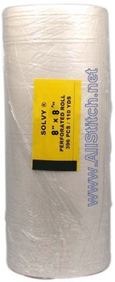 Solvy Water Soluble Embroidery Topper — AllStitch Embroidery Supplies