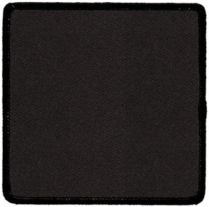 Square Blank Patch 3" x 3" Black Background & Black Border — AllStitch ...