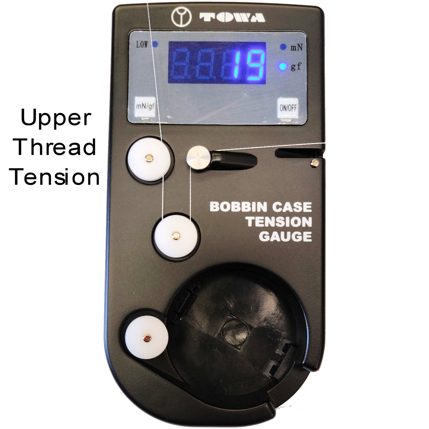 Towa Digital Bobbin Case Thread Tension Gauge — AllStitch Embroidery ...