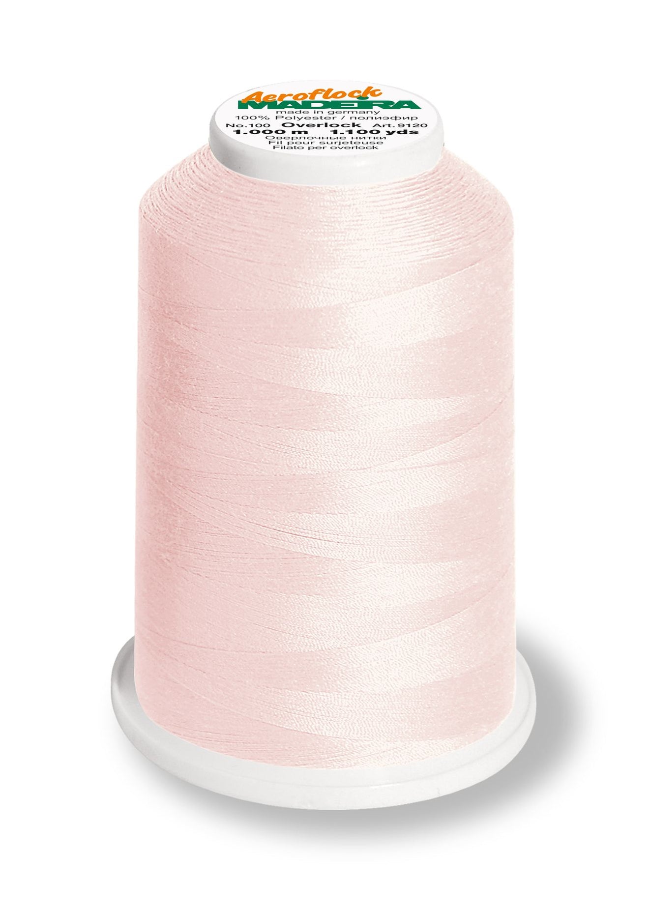 Madeira Aeroflock 100 | Thick Serger Thread | 1100 yards | 9120-9915 ...